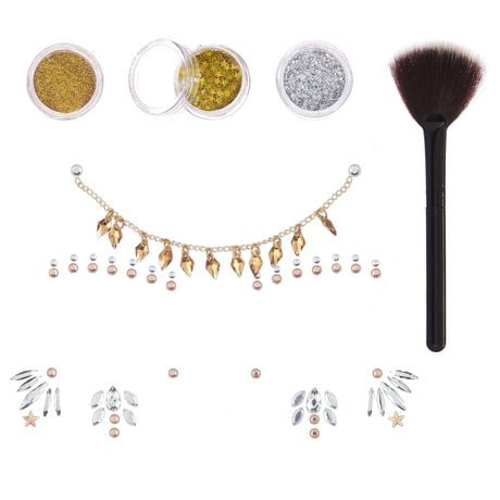 Gold Glitter Face Gem Kit - Walmart.ca