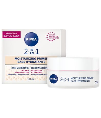 Nivea 2-in-1 24H Moisturizing Primer for Dry And Sensitive Skin ...