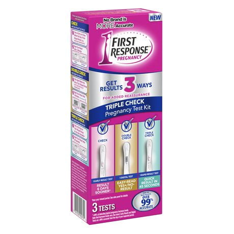 First Response Triple Check Pregnancy Test Kit | Walmart Canada