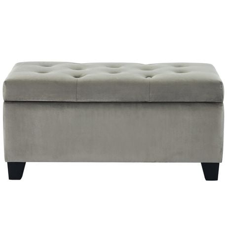 Click here for Worldwide Homefurnishings Inc Modern Velvet Storag... prices