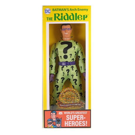 Mego 8" World's Greatest Super-Heroes 50th Anniversary Riddler Figure ...