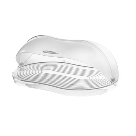 Guzzini Italian Made Kitchen Active Design bread bin 45x28xh18cm, clear ...
