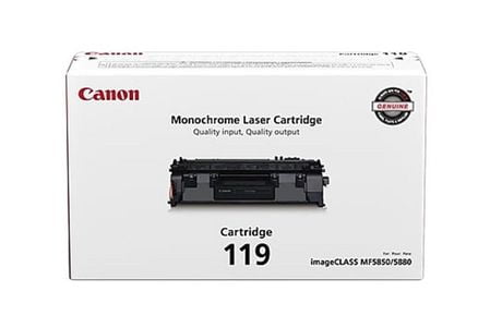 Click here for Canon 119 Black Toner Cartridge prices