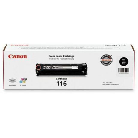 Click here for Canon 116 Black Toner Cartridge prices