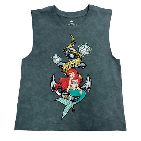Disney Ladies Ariel Birds Tatoo Muscle Tank, Size: XS-XL - Walmart.ca