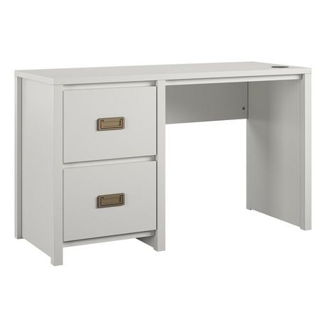 Click here for Dorel Monarch Hill Haven Single Pedestal Desk  Whi... prices