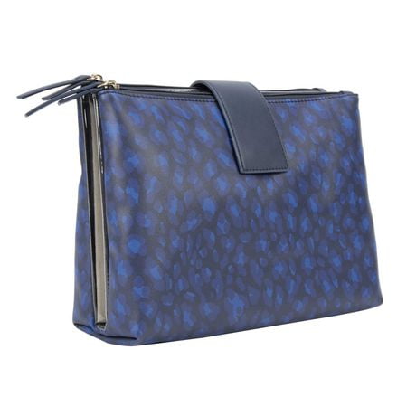 Click here for Anna Martina Franco Navy Leopard Fold Apart prices
