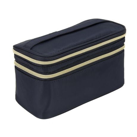 Click here for Anna Martina Franco Navel Gold Double Zip Train Ca... prices