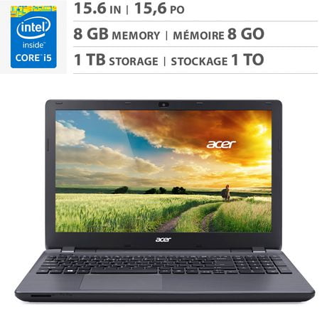Acer Aspire E5-571-54R4 15.6" Notebook with Grey Chassis | Walmart Canada