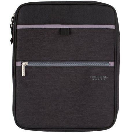 Five Star 1" Carry-All Zipper Binder, Grey/Black | Walmart Canada