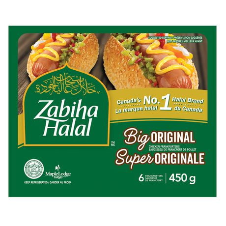 Zabiha Halal Big Original Chicken Frankfurters - Walmart.ca