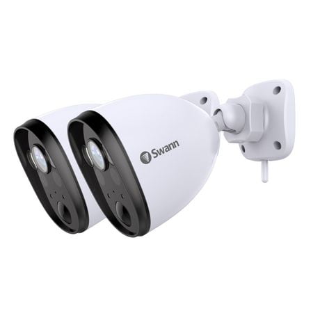 Swann Spotlight 1080p 2-Way Audio Outdoor Security Camera - 2 Pack ...
