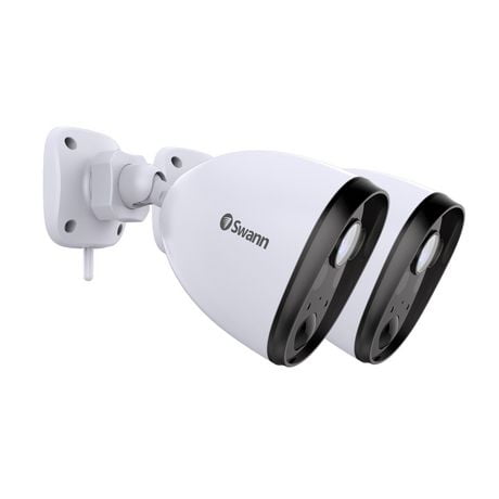 Swann Spotlight 1080p 2-Way Audio Outdoor Security Camera - 2 Pack ...