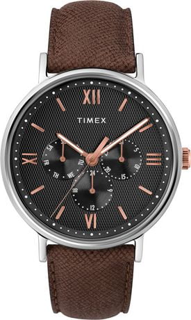 Click here for Timex Southview Multifunction Mens Brown Leather S... prices