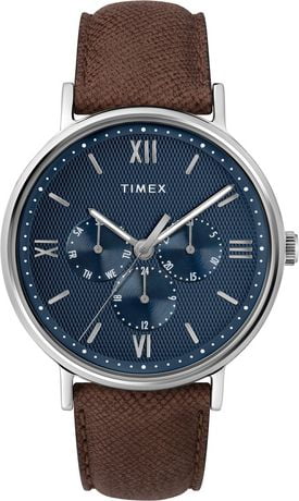Click here for Timex Southview Multifunction Mens Brown Leather S... prices
