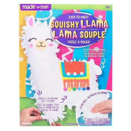 Made by Me Easy-to-Knot Squishy Llama | Walmart Canada