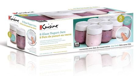 Click here for Euro Cuisine  8 X 6Oz Jars With Date Lid Clear prices