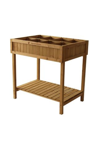 Click here for Vegtrug Raised Herb Garden Bed Planter Natural Woo... prices