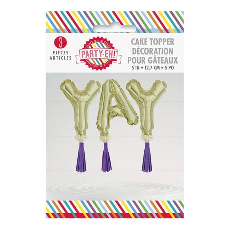 1 "YAY" Cake Topper, 1 Cake Topper - Walmart.ca