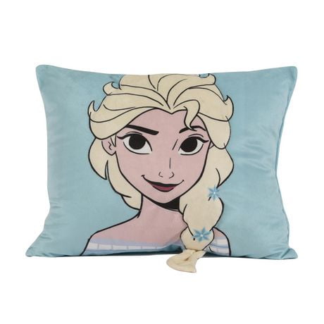 Disney Frozen 3D Decorative Throw Pillow for Kids by Nemcor (16”x13 ...