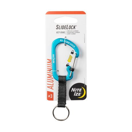Click here for Nite Ize Slidelock Keyring Aluminum - Blue 3 prices