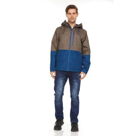 Click here for Swiss Tech Mens Hooded Waterproof Rain Jacket Sea... prices