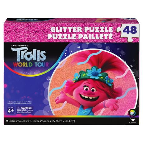 Click here for Cardinal Games Trolls 2 48-Piece Glitter Puzzle Mu... prices