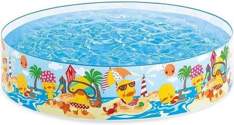 Intex Angler Fish Baby Pool for Toddlers, Age 1-3, Inflatable Pool with ...