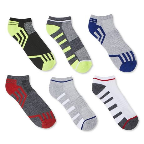 Click here for Athletic Works Boys Low-Cut Socks 6-Pack Assorted... prices