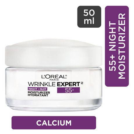 L'Oréal Paris Wrinkle Expert 55+ Night Cream, 50 mL, 50 mL - Walmart.ca