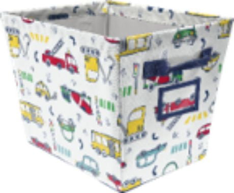 Click here for Mainstays Kids Storage Bin - Cars White 1 prices