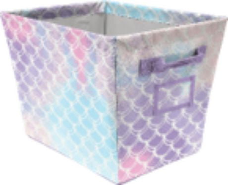Click here for Mainstays Kids Storage Bin - Mermaid Purple 1 prices