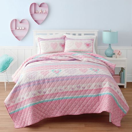 Click here for Mainstays Kids Mainstay Kids Reversible Quilt Set... prices