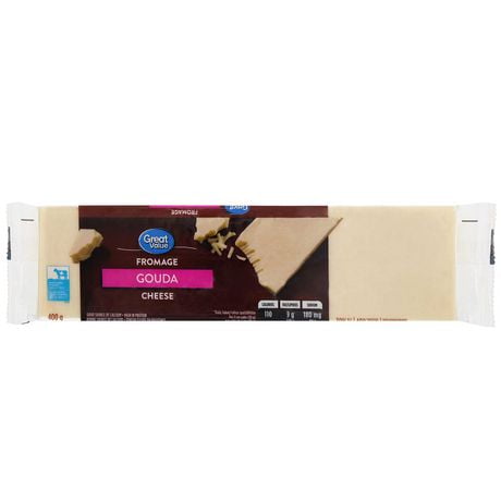 Great Value Gouda Cheese, 400 g - Walmart.ca