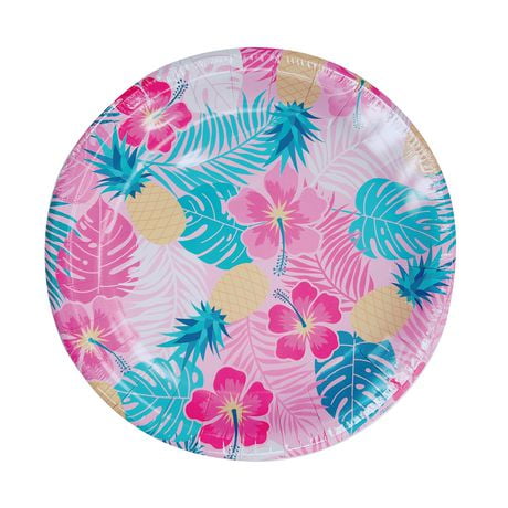 Floral Small Round Paper Plates, 12CT | Walmart Canada