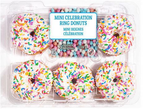 CT Bakery, Mini Celebration Ring Donuts | Walmart Canada