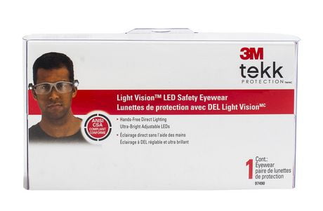 3M™ Tekk Protection™ Light Vision™ II LED Safety Eyewear | Walmart Canada