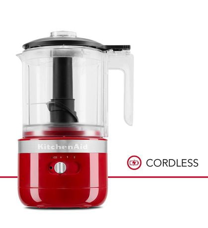 Click here for Kitchenaid Cordless 5 Cup Food Chopper Empire Red prices