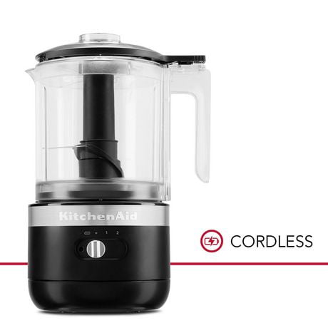 Click here for Kitchenaid Cordless 5 Cup Food Chopper Black Matte prices