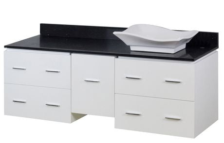 Click here for American Imaginations 60-In. W Vanity Set White Wh... prices