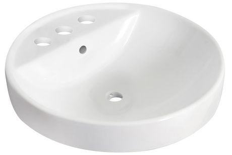 Click here for American Imaginations 18.25-In. W Vessel White Whi... prices