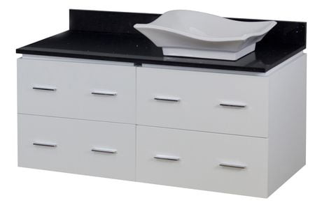 Click here for American Imaginations 48-In. W Vanity Set White Wh... prices