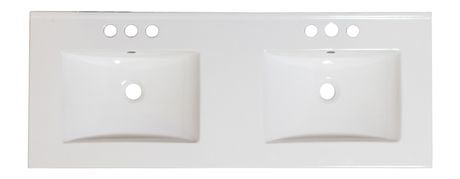 Click here for American Imaginations 59-In. W Ceramic Top White W... prices