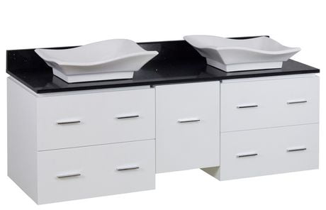 Click here for American Imaginations 60-In. W Vanity Set White Wh... prices