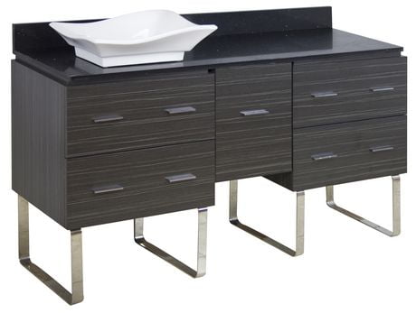 Click here for American Imaginations 60-In. W Vanity Set Grey Gre... prices