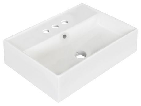 Click here for American Imaginations 19.75-In. W Vessel White Whi... prices