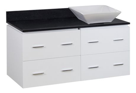 Click here for American Imaginations 48-In. W Vanity Set White Wh... prices