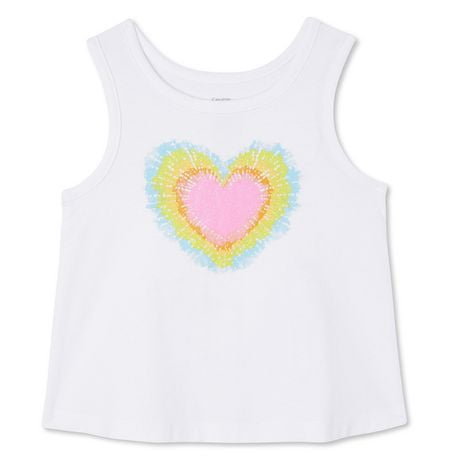 Click here for George Baby Girls Graphic Tank Top White 3-6 Month... prices