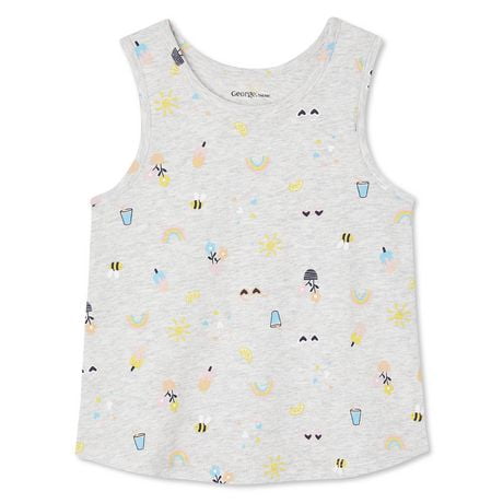 Click here for George Toddler Girls Printed Tank Grey 4T prices