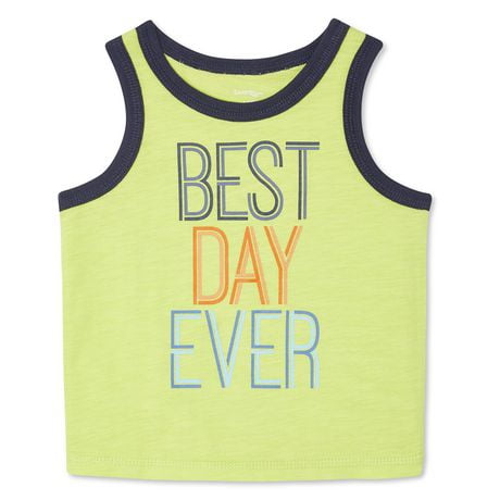 Click here for George Baby Boys Ringer Tank Top Green 0-3 Months prices